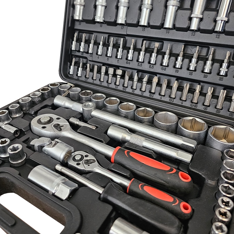 Trusa chei tubulare, 108 piese, 1/4" si 1/2", Euro Quip - eMAG.ro