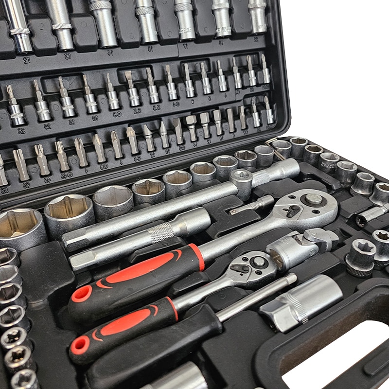 Trusa chei tubulare, 108 piese, 1/4" si 1/2", Euro Quip - eMAG.ro