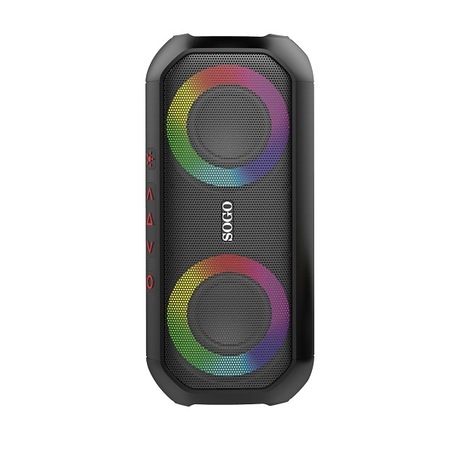Boxa portabila Sogo ALT-SS-8590, Difuzor 24W, Bluetooth, Efecte Lumini ...