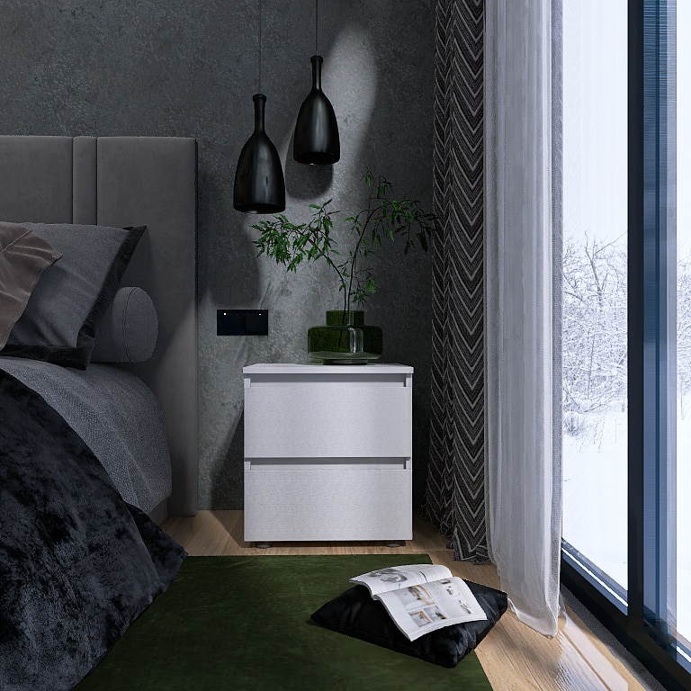 Noptiera TL1Light, Everest, Nymphaea Alba, 45см x 38см x 49см - eMAG.ro