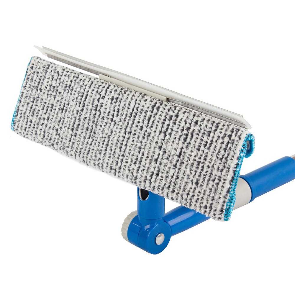 Mop de geamuri DIGIMAT®, cu racleta, maner telescopic si laveta inclusa ...