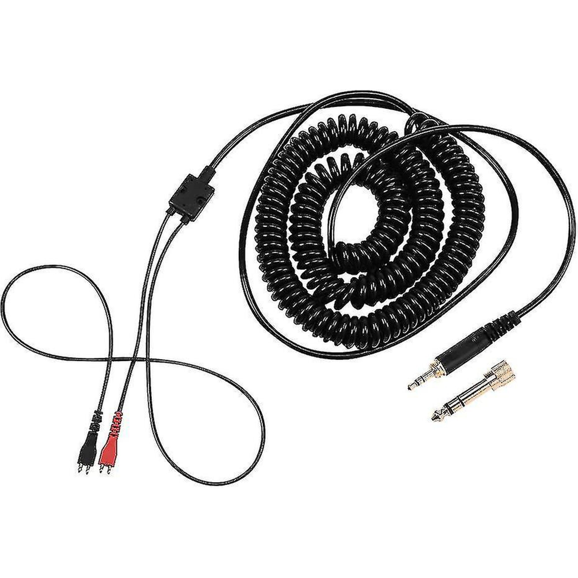 Cablu audio PadForce pentru casti Sennheiser HD25, cu Adaptor 6, 35 mm ...