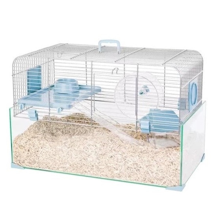 Cusca pentru hamster Zolux, Panas Color Cage 50, Albastru - eMAG.ro