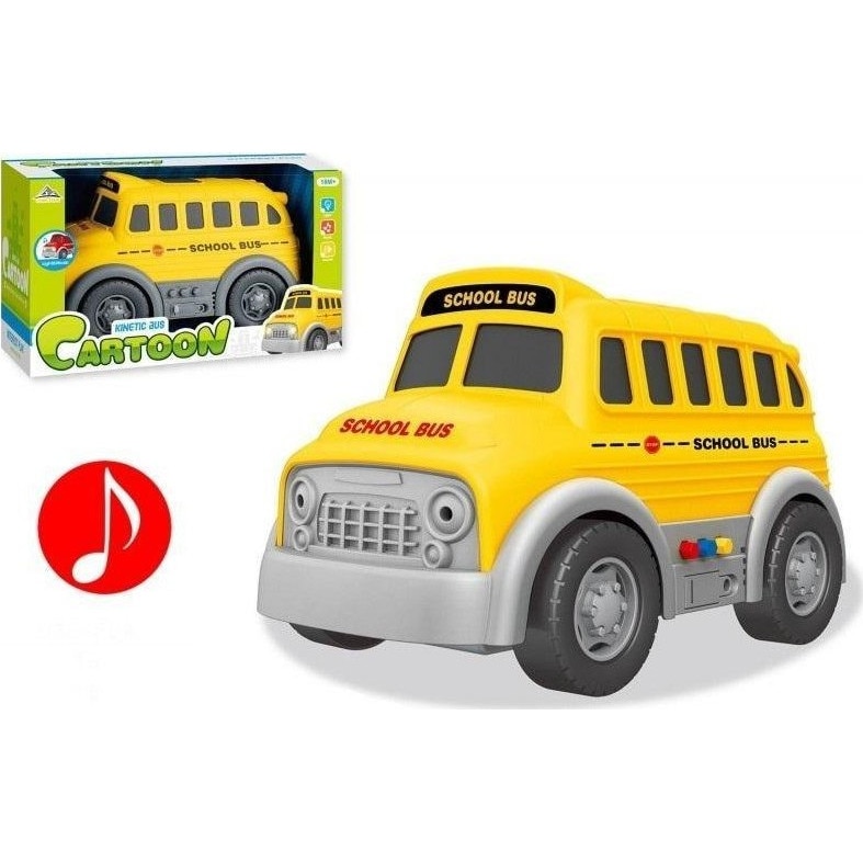 Autobuz de jucarie Trifox, Sunete si lumini, Plastic, Galben - eMAG.ro