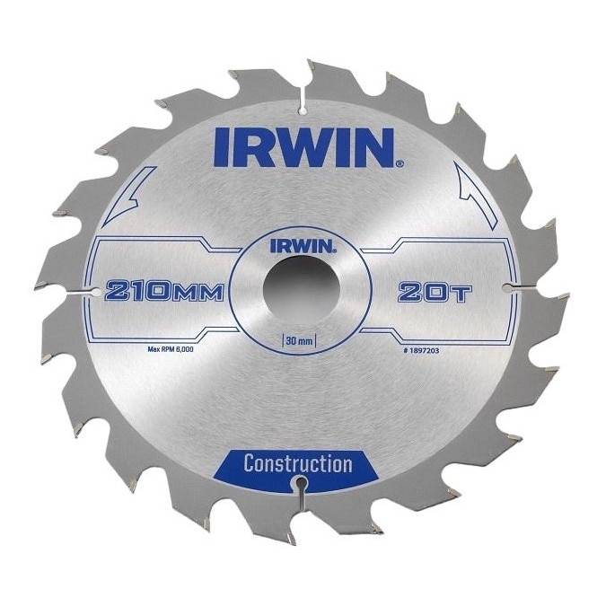 Disc circular pentru lemn, Irwin, Carbura, 250x30x3mm, Argintiu - eMAG.ro