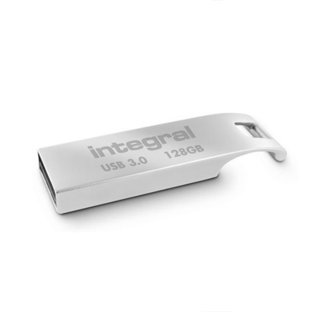 Stick USB, Integral, Metal, Arc 3.0, 128 GB, Gri - eMAG.ro