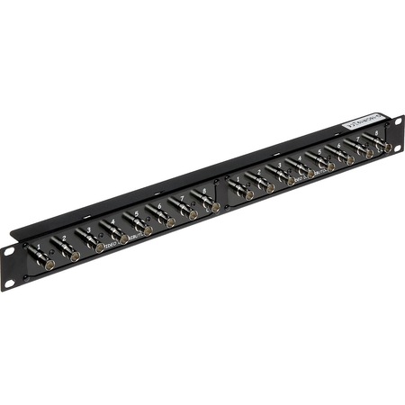 Patch panel, Delta, Metal, 16 porturi BNC, Rack 19", 483 x 44 x 63 mm ...