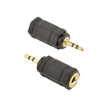 Adaptor, Gembird, Micro Jack 2,5 mm, Mini Jack 3,5 mm, Negru - eMAG.ro