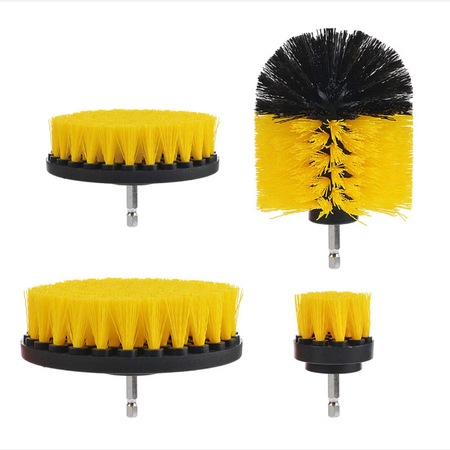 Set 4 perii rotative, de curatat suprafete, covoare, cu adaptor ...