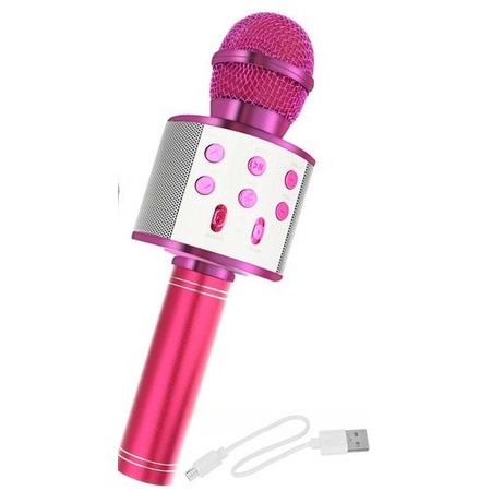 Microfon karaoke, Izoxis, Roz - eMAG.ro