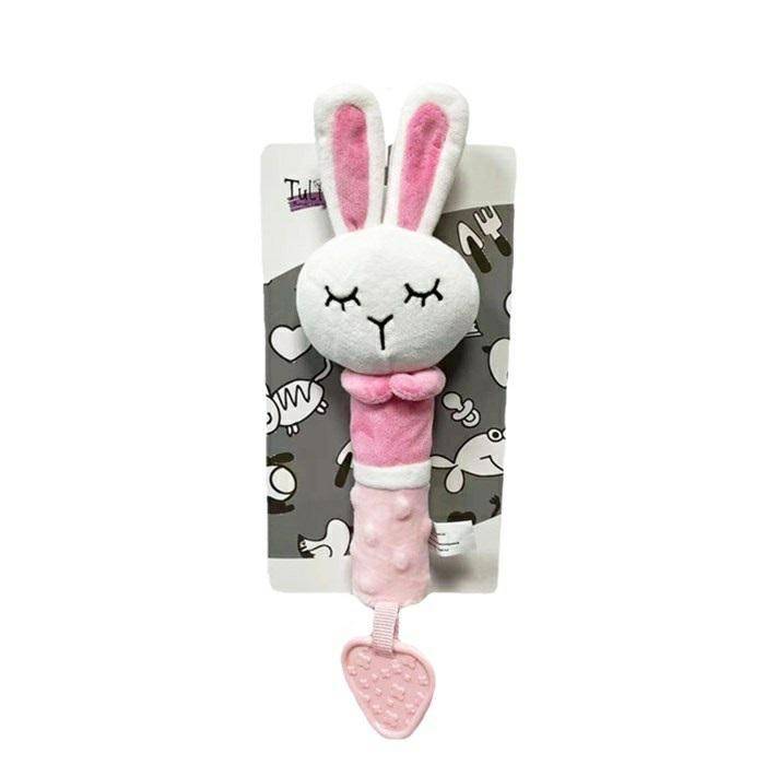 Iepure de plus, Tulilo, 17 cm, Roz - eMAG.ro