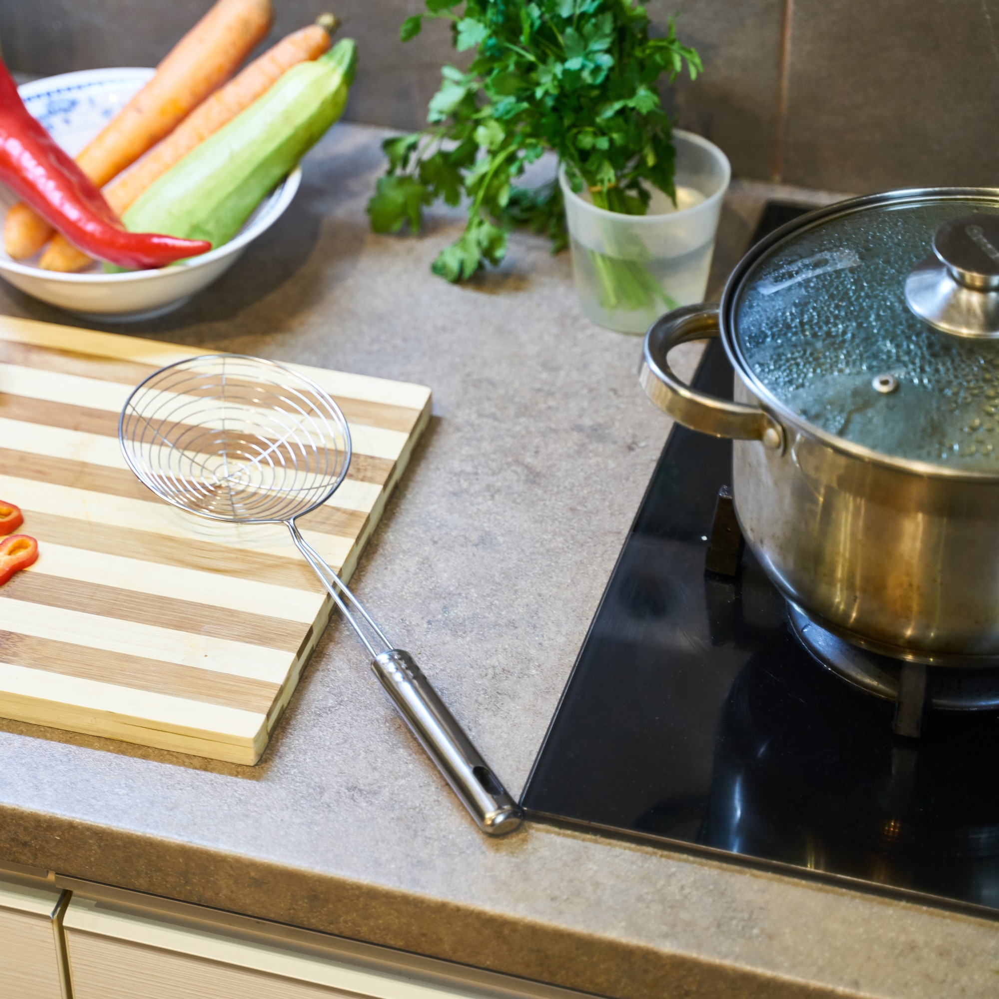 Paleta tip strecuratoare din inox Cooking By Heinner - eMAG.ro