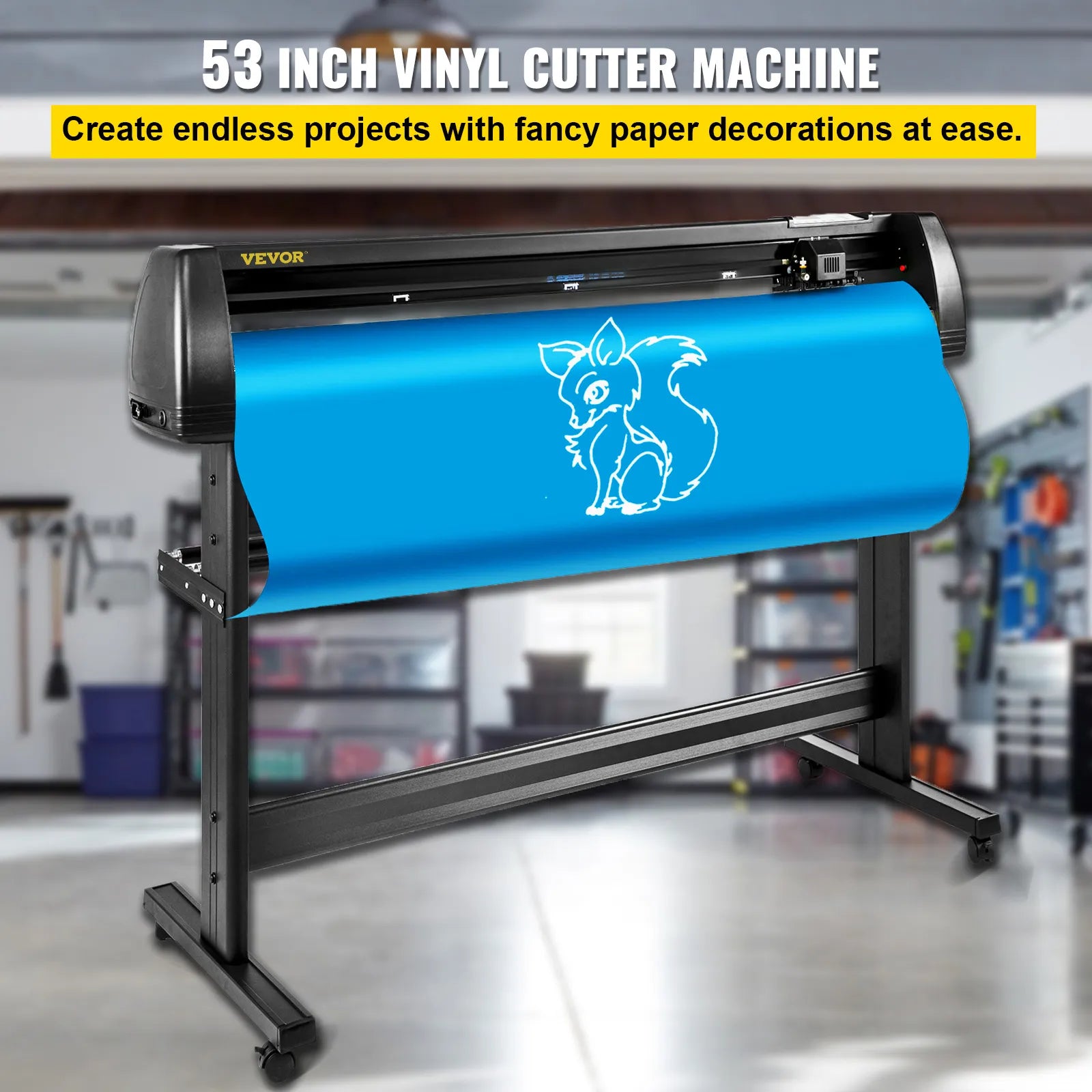 Plotter de taiere vinil, Vevor, pentru realizarea de etichete, 1350 mm ...