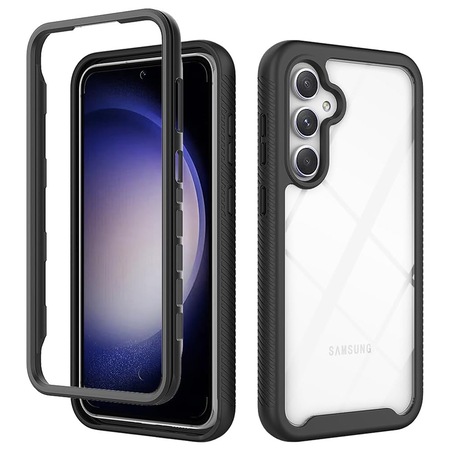 Samsung Galaxy S24 Plus tok + fólia, Techsuit Defense360 Pro, fekete ...