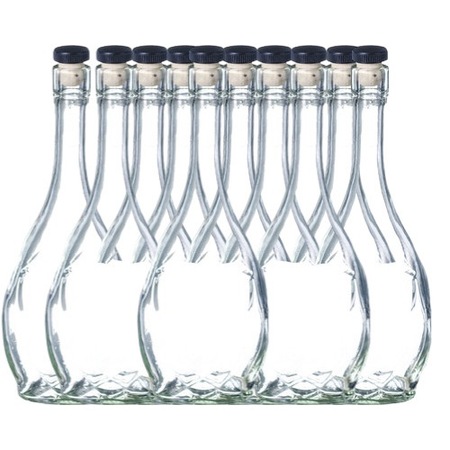 Sticla ikona 500 ml cu dop pluta 10 buc/set - eMAG.ro