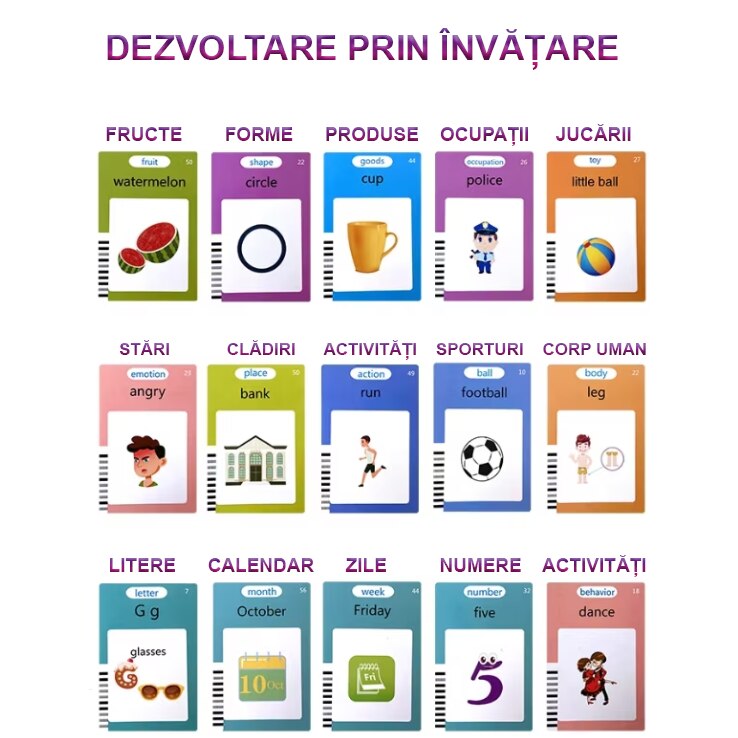 Joc educativ cu tableta pentru copii 3-7 ani, DDOLI ®, invatare engleza ...
