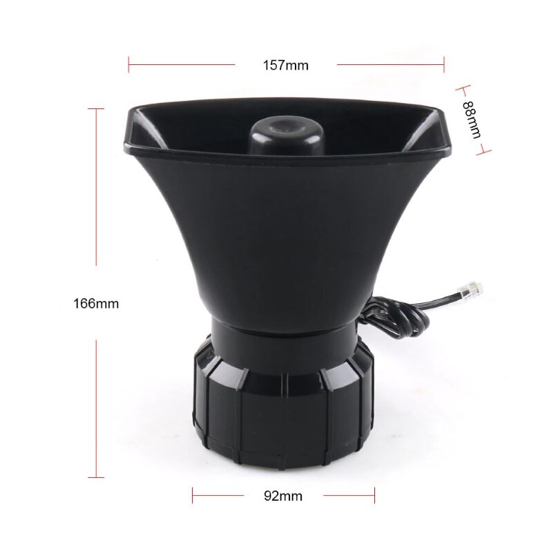 Sirena auto cu megafon si sunete diferite - eMAG.ro