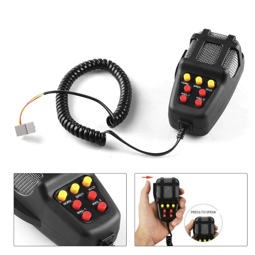 Sirena auto cu megafon si sunete diferite - eMAG.ro