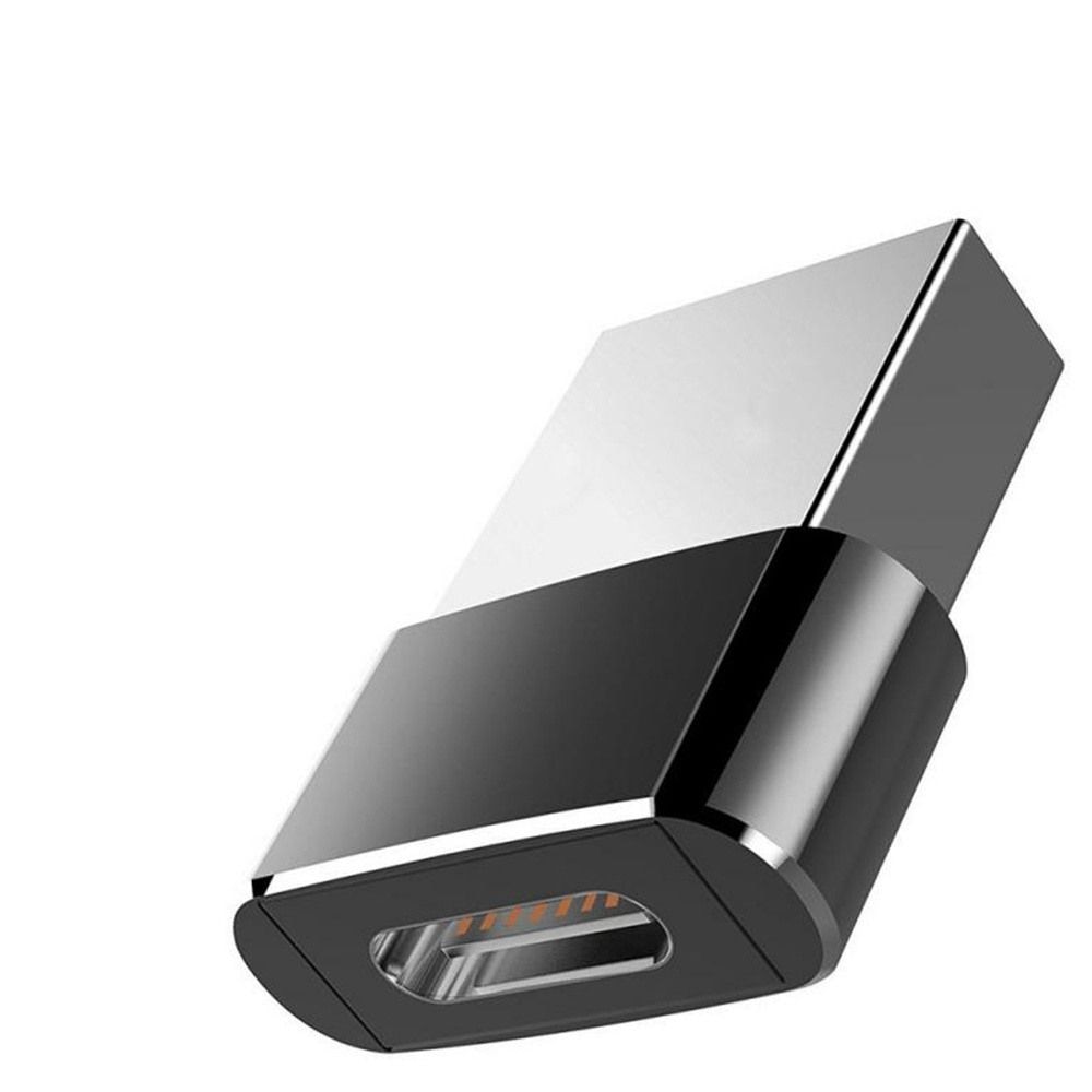 Adaptor OTG USB-A la USB-C cu functie transfer de date si incarcare ...