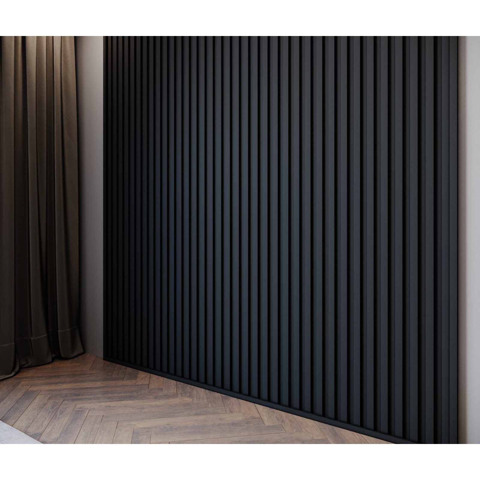 Riflaj decorativ, negru, polimer 001-10, 122x21 mm - eMAG.ro