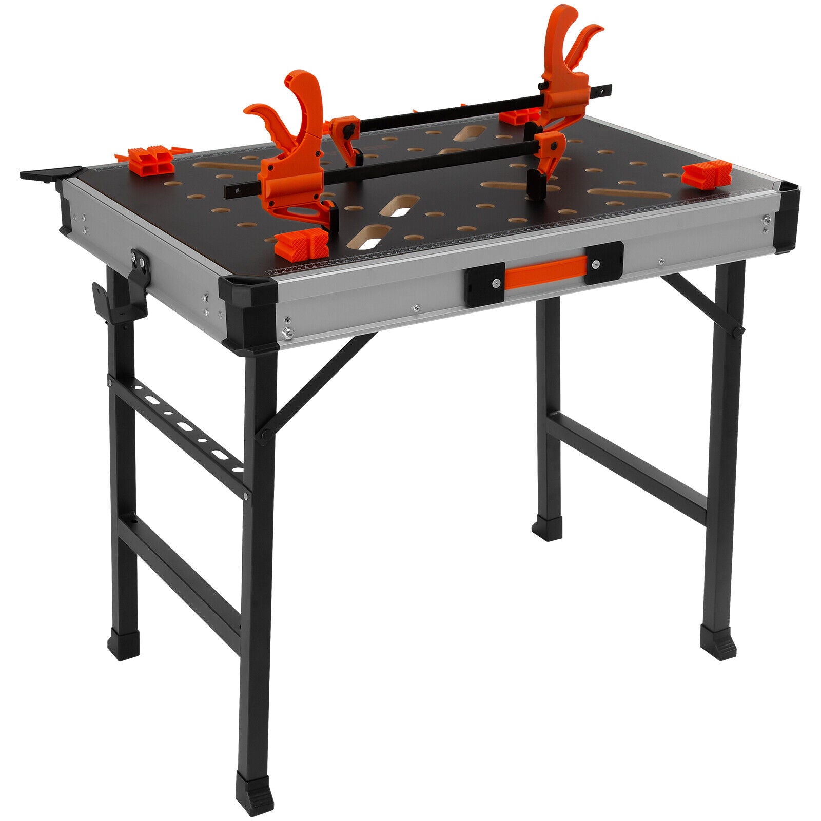 Masa de lucru, 1000 lbs, multifunctionala, 2 cleme, pliabila, 60x84, 5 ...