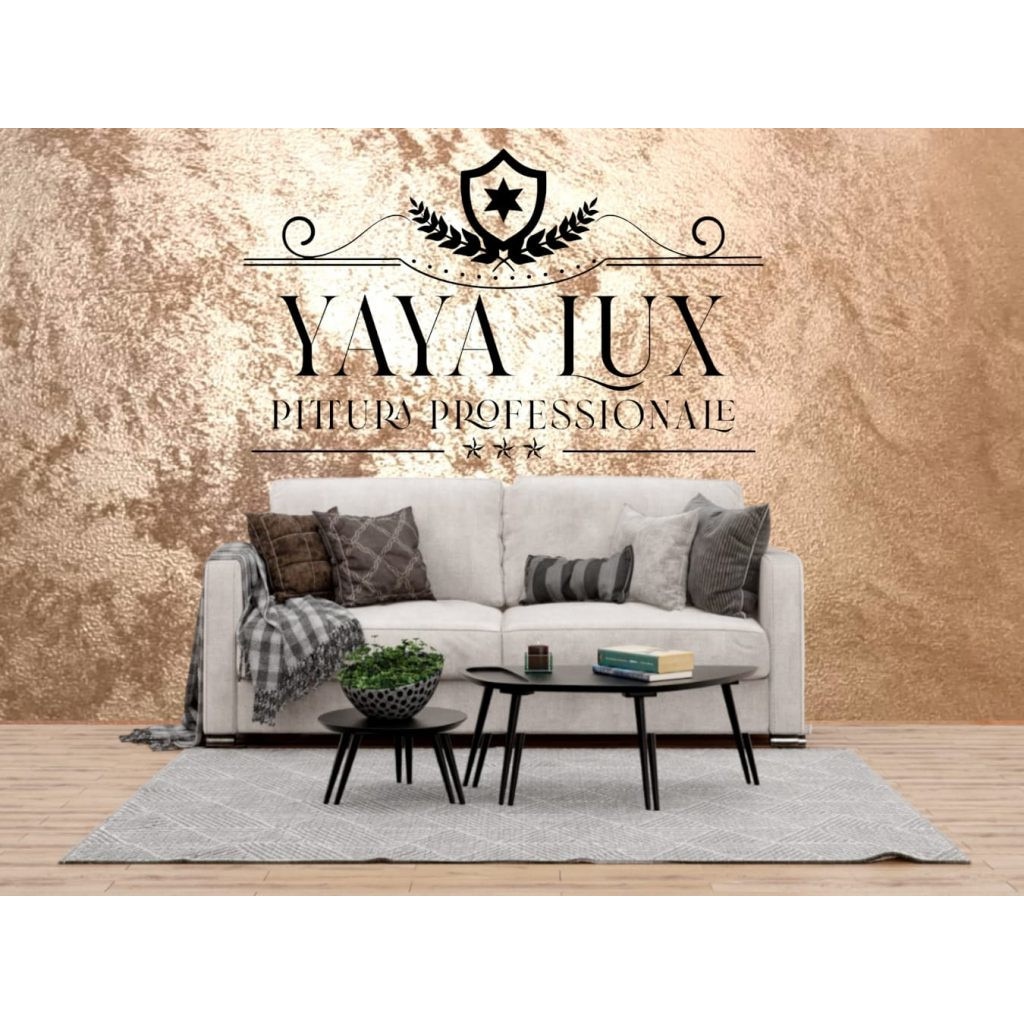 Vopsea decorativa Perla Luxury cu Fulgi Perlati, Cafea cu Lapte, 1 L si ...