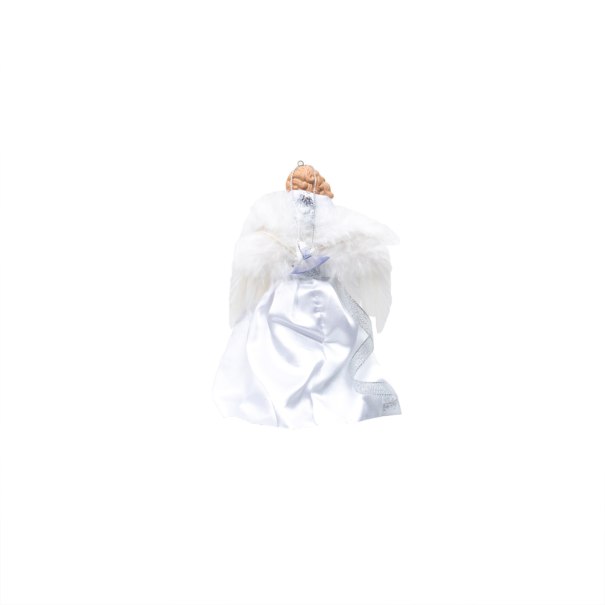 Varf de brad, model inger, H 17 cm, culoare argintiu, B.S.P. / SL458_AG ...