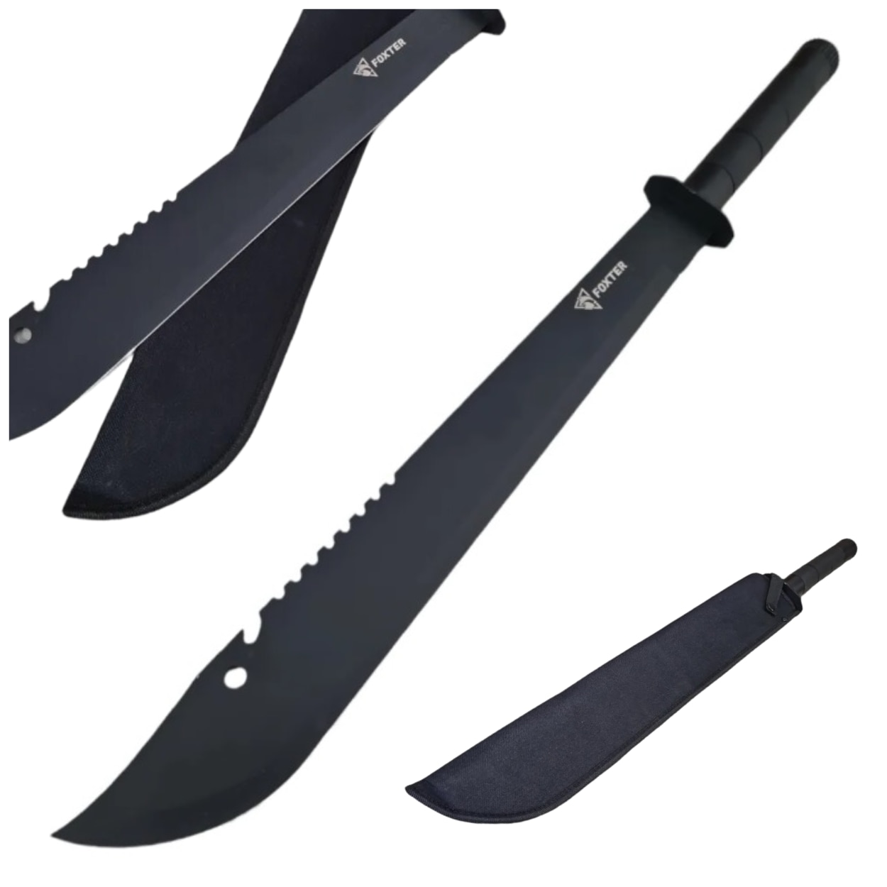 Cutit maceta, 71cm, Cu husa, Negru - eMAG.ro