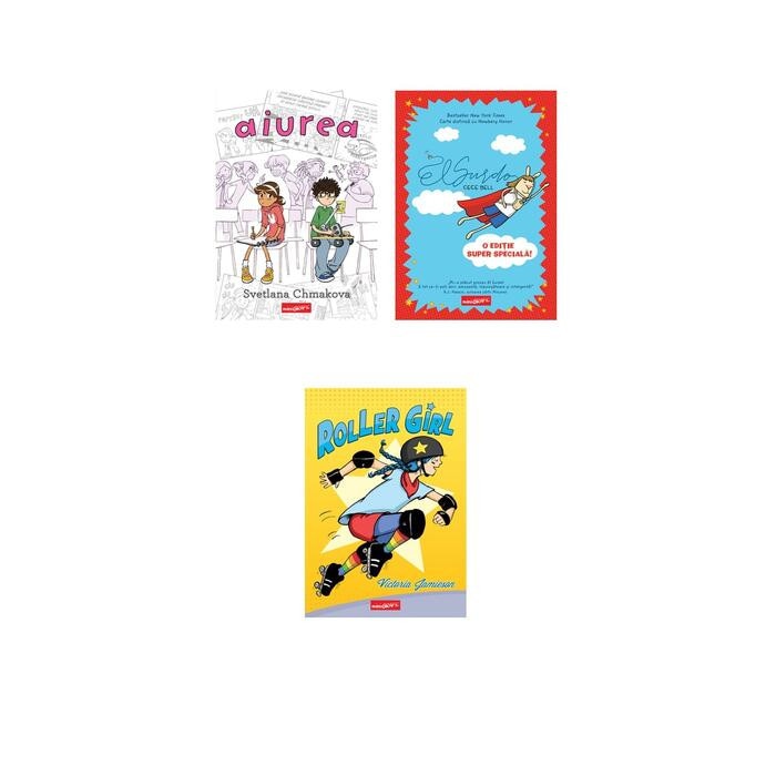 Pachet miniGrafic (Aiurea, Roller Girl, El Surdo), GRAFIC - eMAG.ro