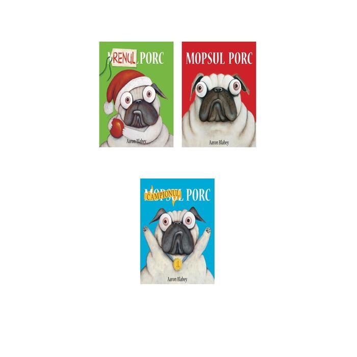 Pachet Mopsul Porc ( 3 volume), Aaron Blabey, Genius - eMAG.ro
