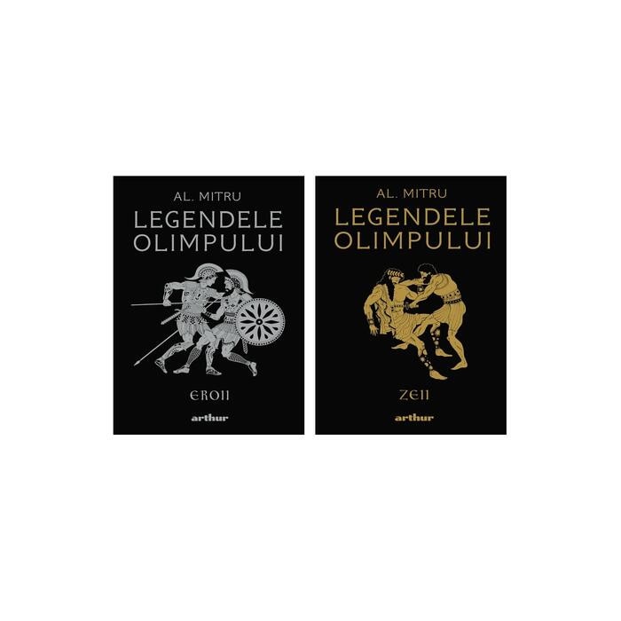 Pachet Legendele Olimpului (Zeii, Eroii - editiile ilustrate), Alexandru Mitru, Arthur - eMAG.ro