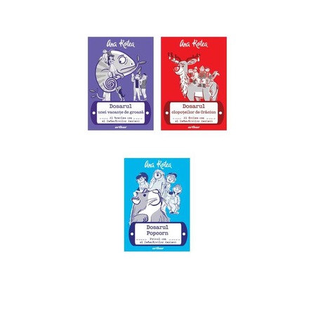 Pachet Detectivii Aerieni ( primele trei volume), Ana Rotea, Arthur ...