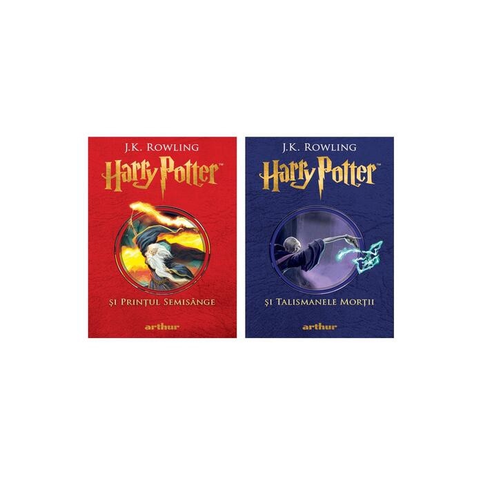 Pachet Harry Potter volumele 6-7 ( Printul Semisange, Talismanele ...