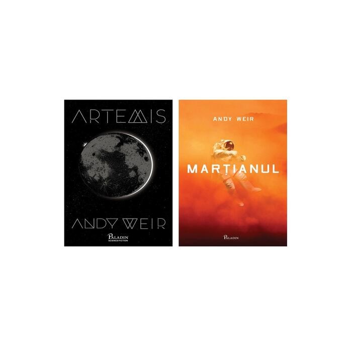 Pachet de autor Andy Weir, 2 volume, ( Martianul, Artemis), Paladin ...