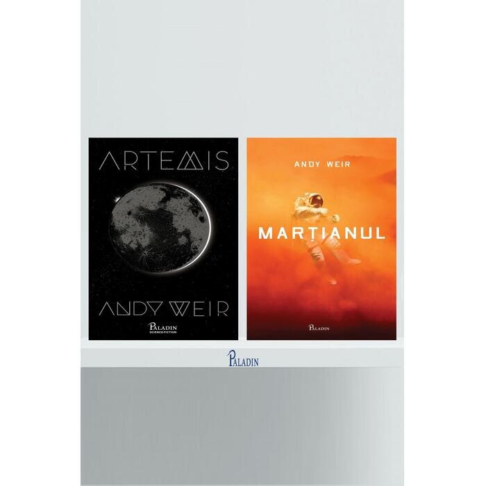 Pachet de autor Andy Weir, 2 volume, ( Martianul, Artemis), Paladin ...