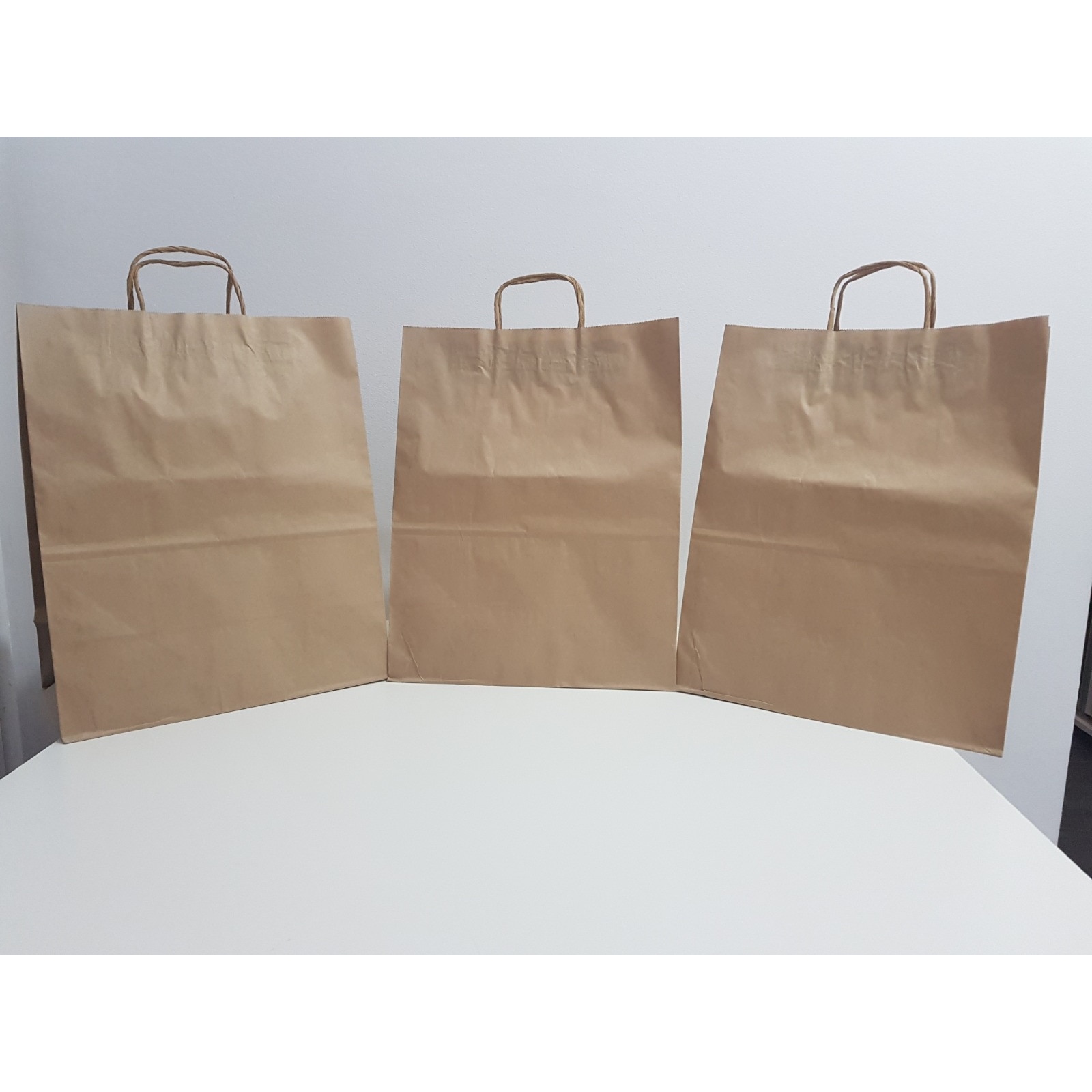 Set 50 pungi din hartie, 28x17x26 cm - eMAG.ro