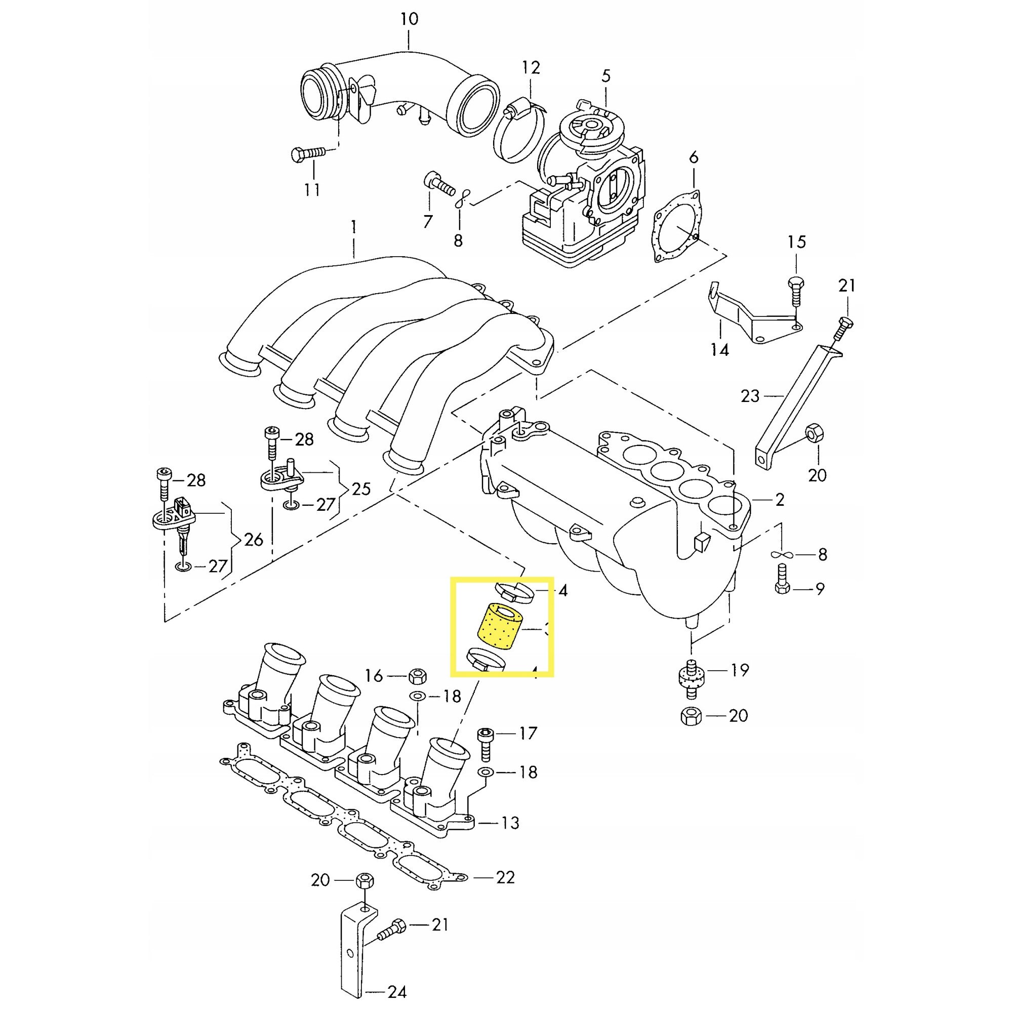 Garnitura auto ProParts Krawczyk pentru VW Passat/Audi A3, Negru - eMAG.ro