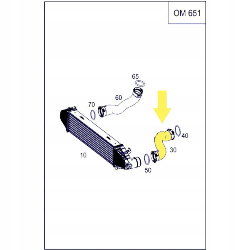 Furtun intercooler, Proparts, pentru Mercedes GLK 250 CDI, Negru - eMAG.ro