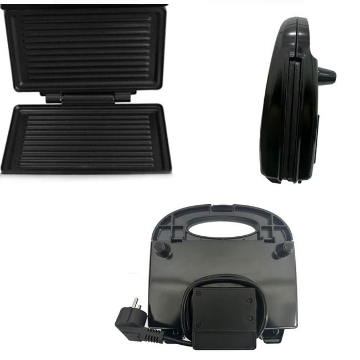 Aparat Sandwich Grill Negru Inox 750W - eMAG.ro