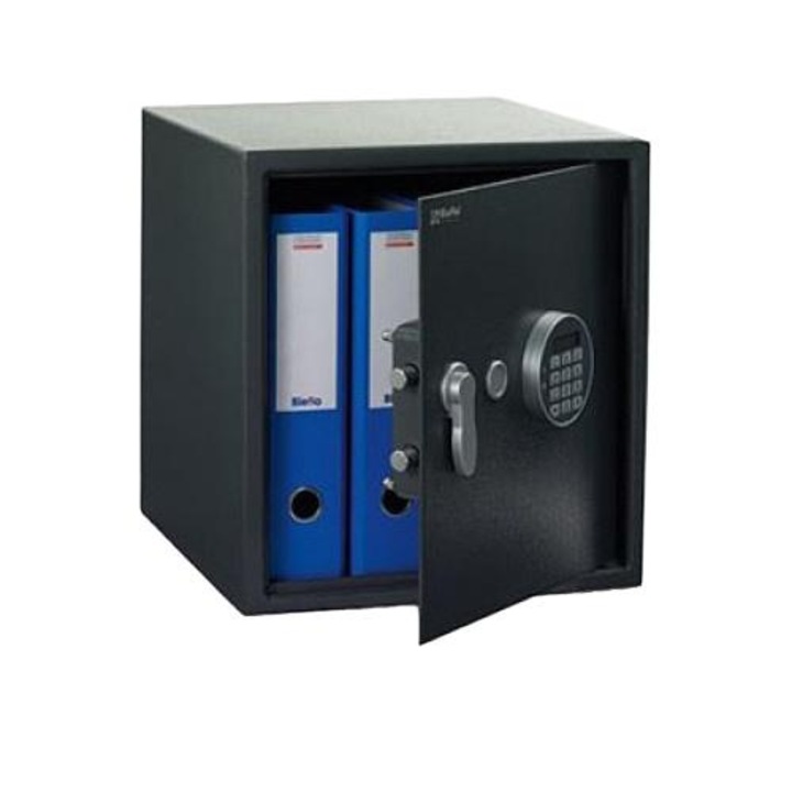 Seif cu cifru Rieffel Schweiz, 360x350x380 mm, Negru - eMAG.ro