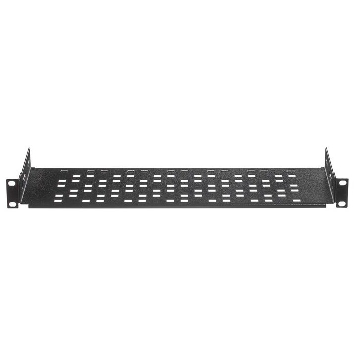 Raft rack, Netrack, 19'', 1U/150mm, Negru - eMAG.ro