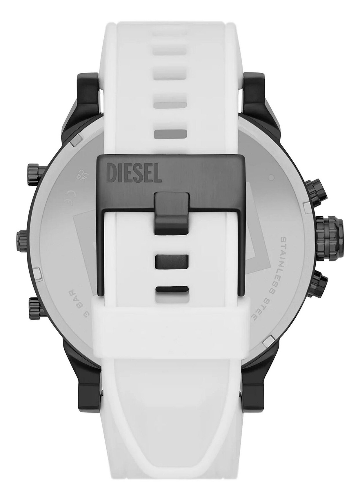 Ceas barbati, Diesel, Inox, Negru/Alb - eMAG.ro