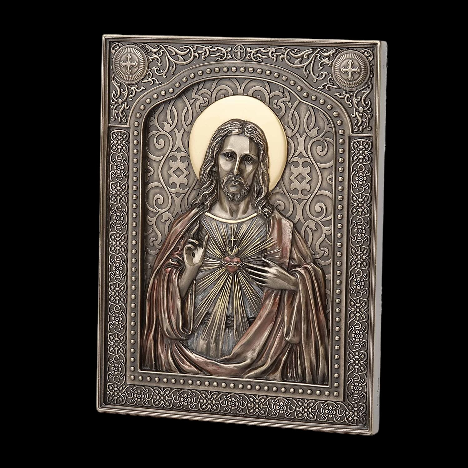 Figurina, Inimii Lui Isus, Rasina Acoperita cu Bronz, 24 cm, WU77831A4 ...