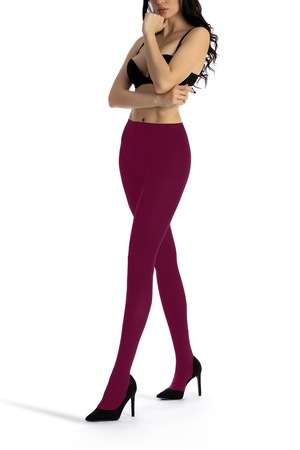 Laura Baldini, Dres cu talie inalta - 200 DEN, Roz zmeuriu, 2 - eMAG.ro