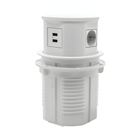 Priza SMART, Premium, Tip elevator, incorporata in blatul de birou sau ...