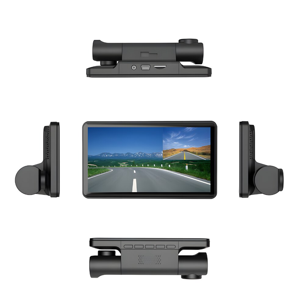 Camera auto de bord tripla MaGeCa®, Full HD 1080P, 3 camere, fata ...