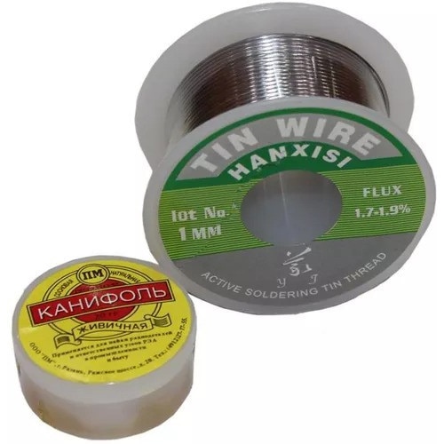 Set Cositor Pentru Pistol De Lipit plus Sacaz, Diametru 1 Mm - eMAG.ro