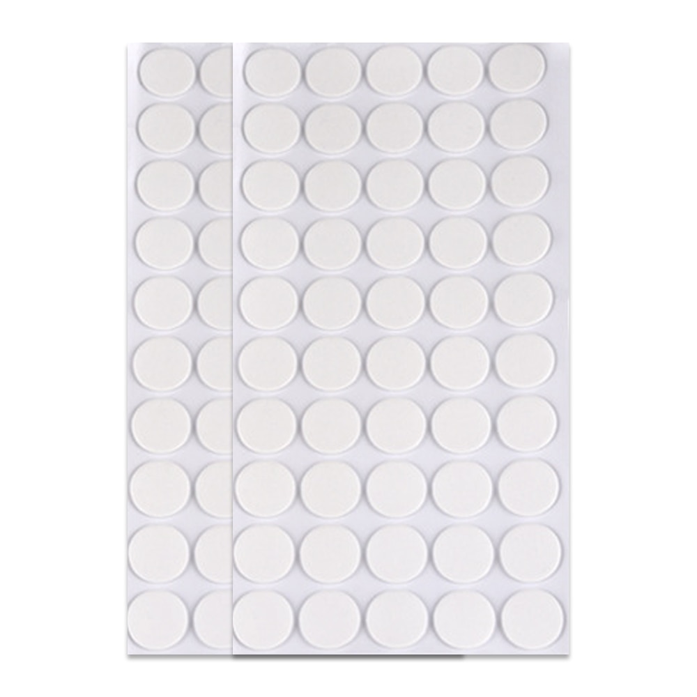 Set 100 buline dublu adezive, Tovbmup, transparente, fara urme - eMAG.ro