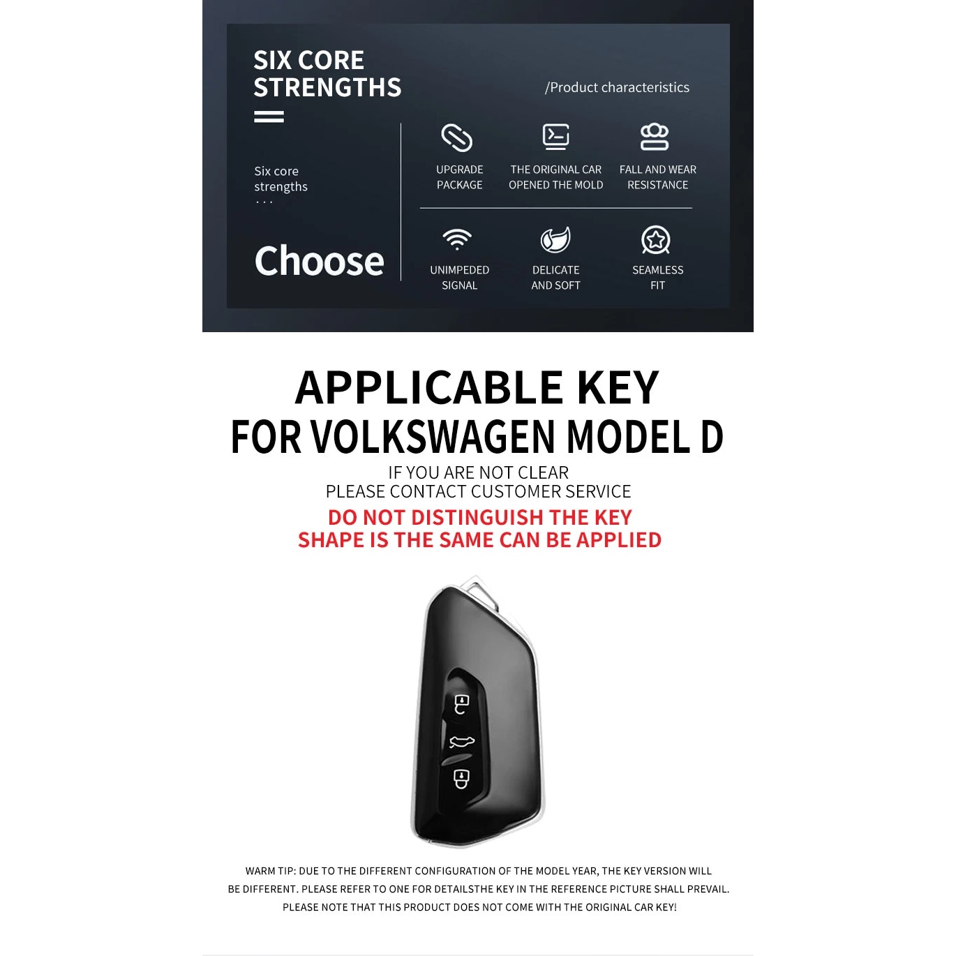 Carcasa cheie / telecomanda auto si breloc metalic VW si Skoda - eMAG.ro