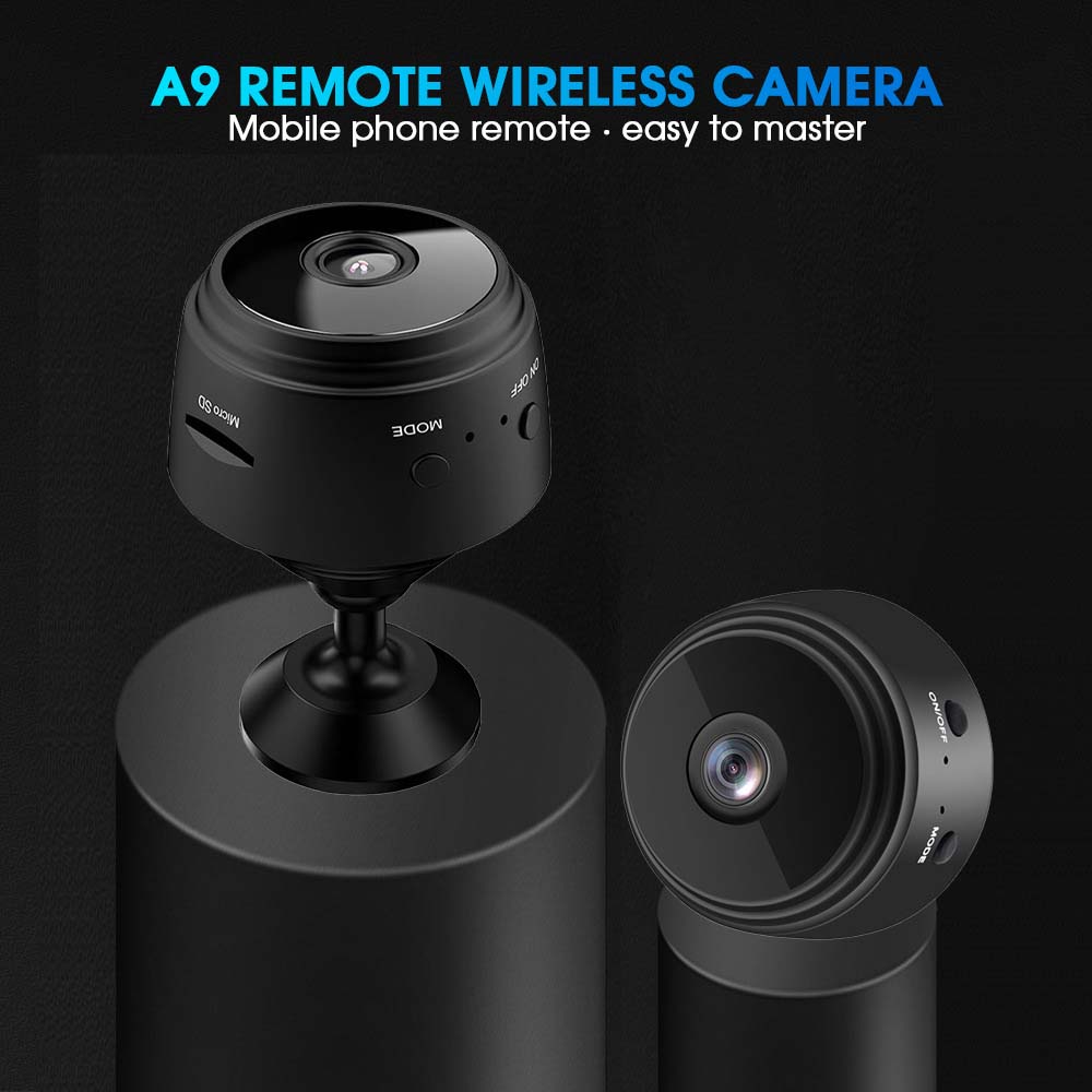Mini camera de supraveghere wireless WiFi 1080p Full HD prindere cu ...